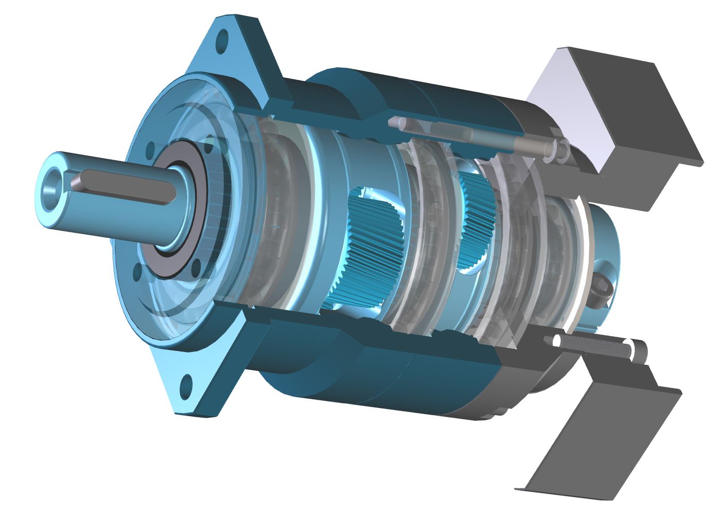 Booster : low-backlash, high performance, helical planetary gearbox Booster : low-backlash, high performance, helical planetary gearbox